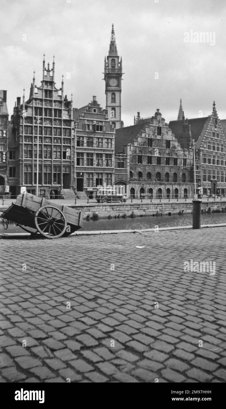 Medieval buildings in Ghent, Belgium Stock Photo - Alamy