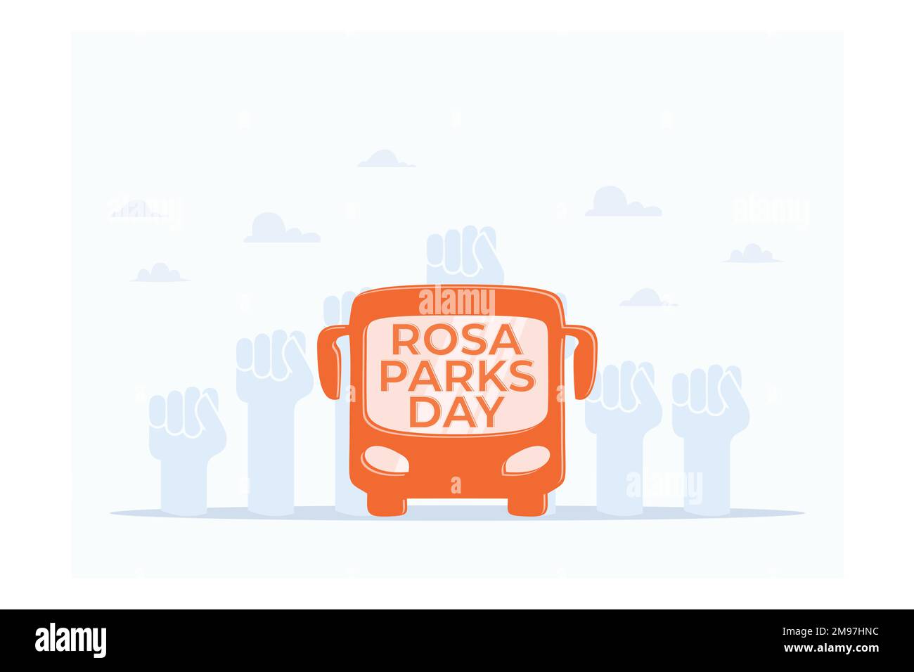 Rosa Parks Day. Holiday concept. Template for background, banner, card ...