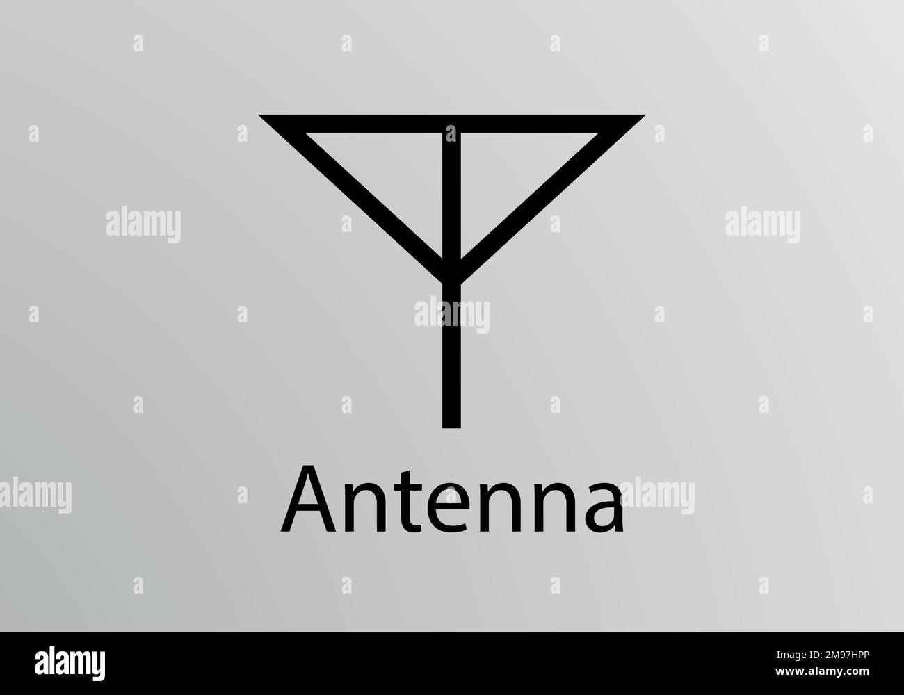 Antenna Engineering Symbol, Vector symbol design. Engineering Symbols ...