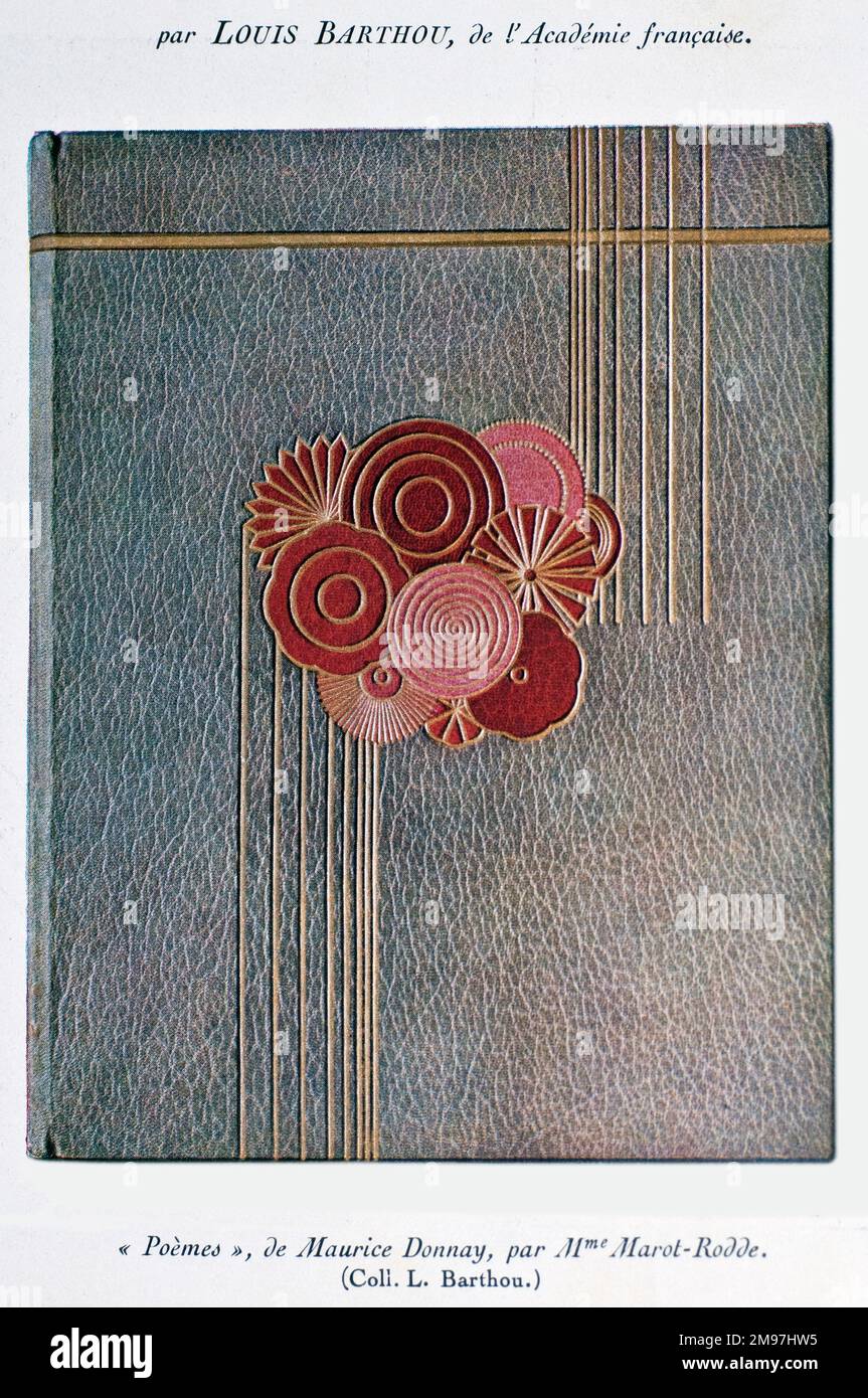 Book cover design in art deco style hi-res stock photography and images ...