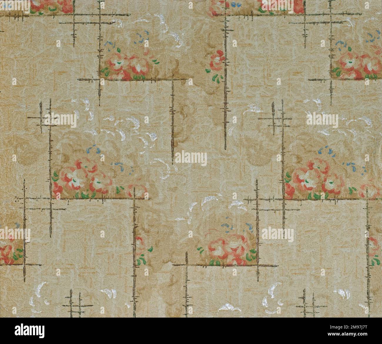 Design in an SMB wallpaper sample book Stock Photo - Alamy