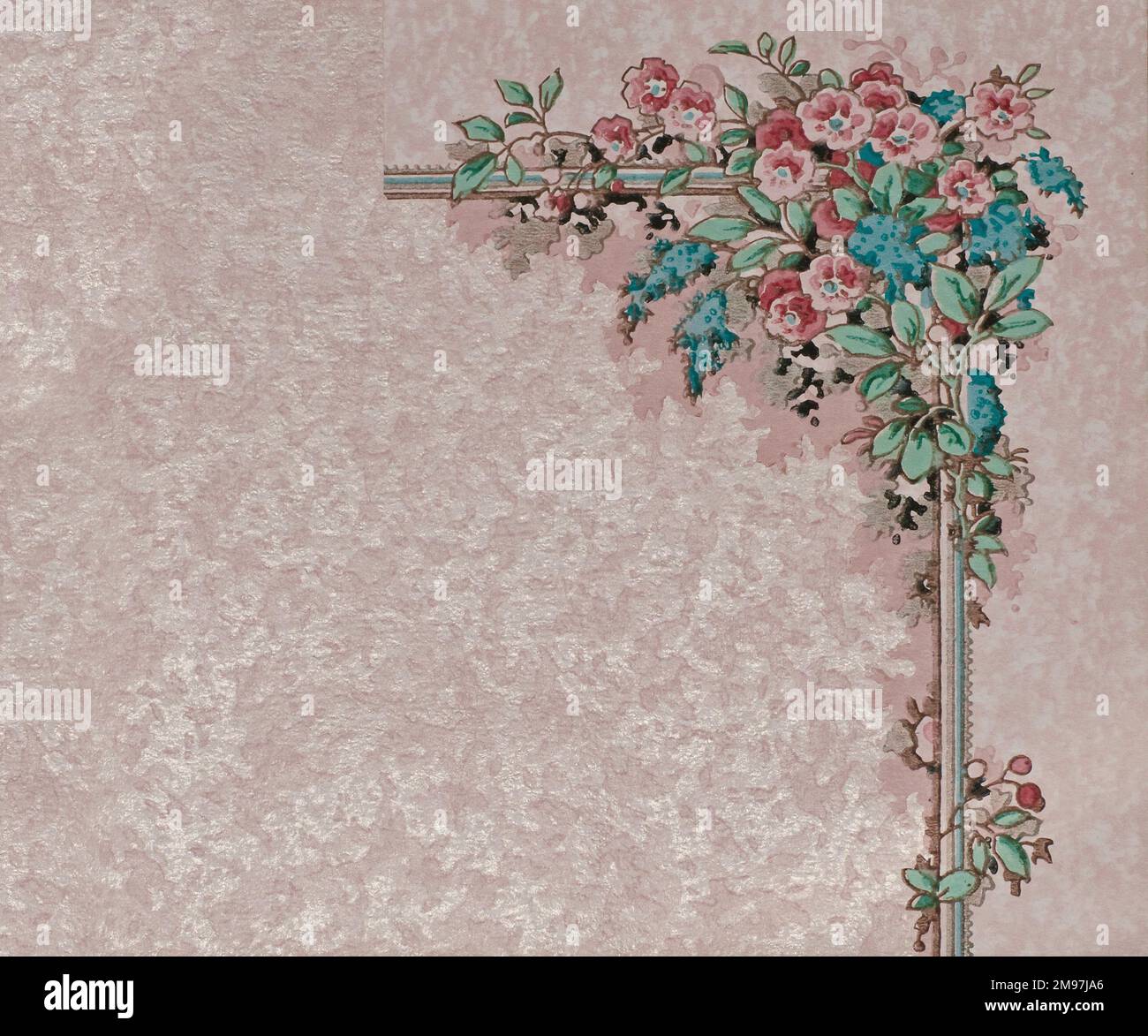 Floral corner design hi-res stock photography and images - Alamy