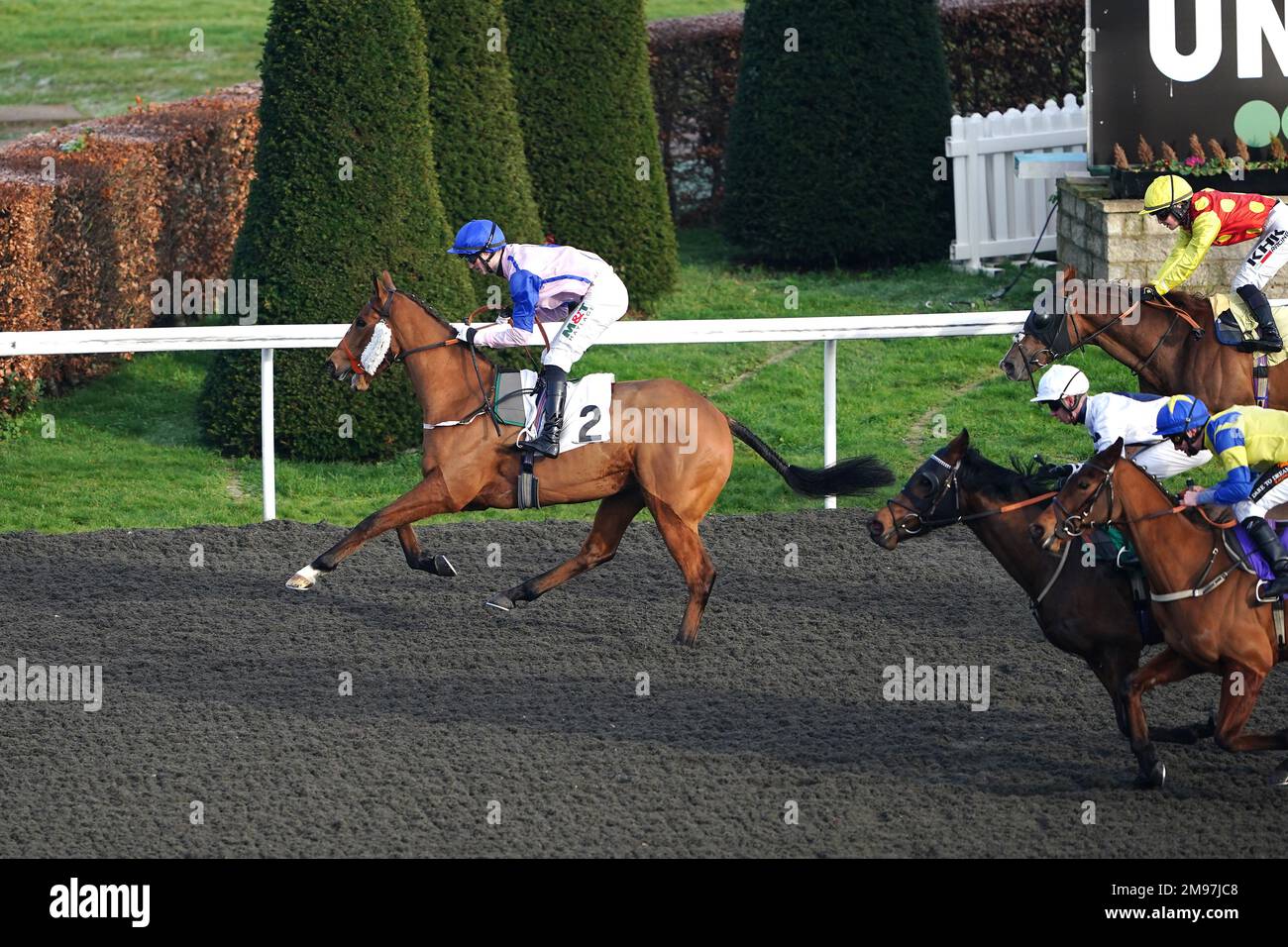 Chuck Taylor ridden by jockey Jack Garritty (left) wins the bet ...