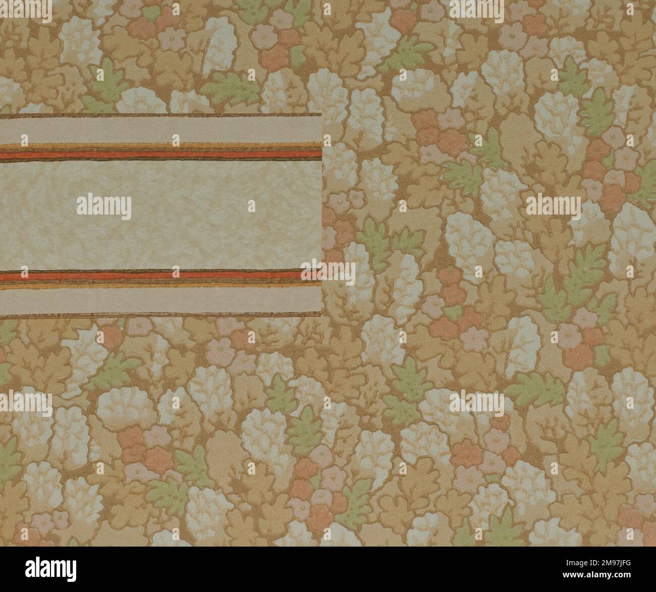 Design in an SMB wallpaper sample book Stock Photo - Alamy