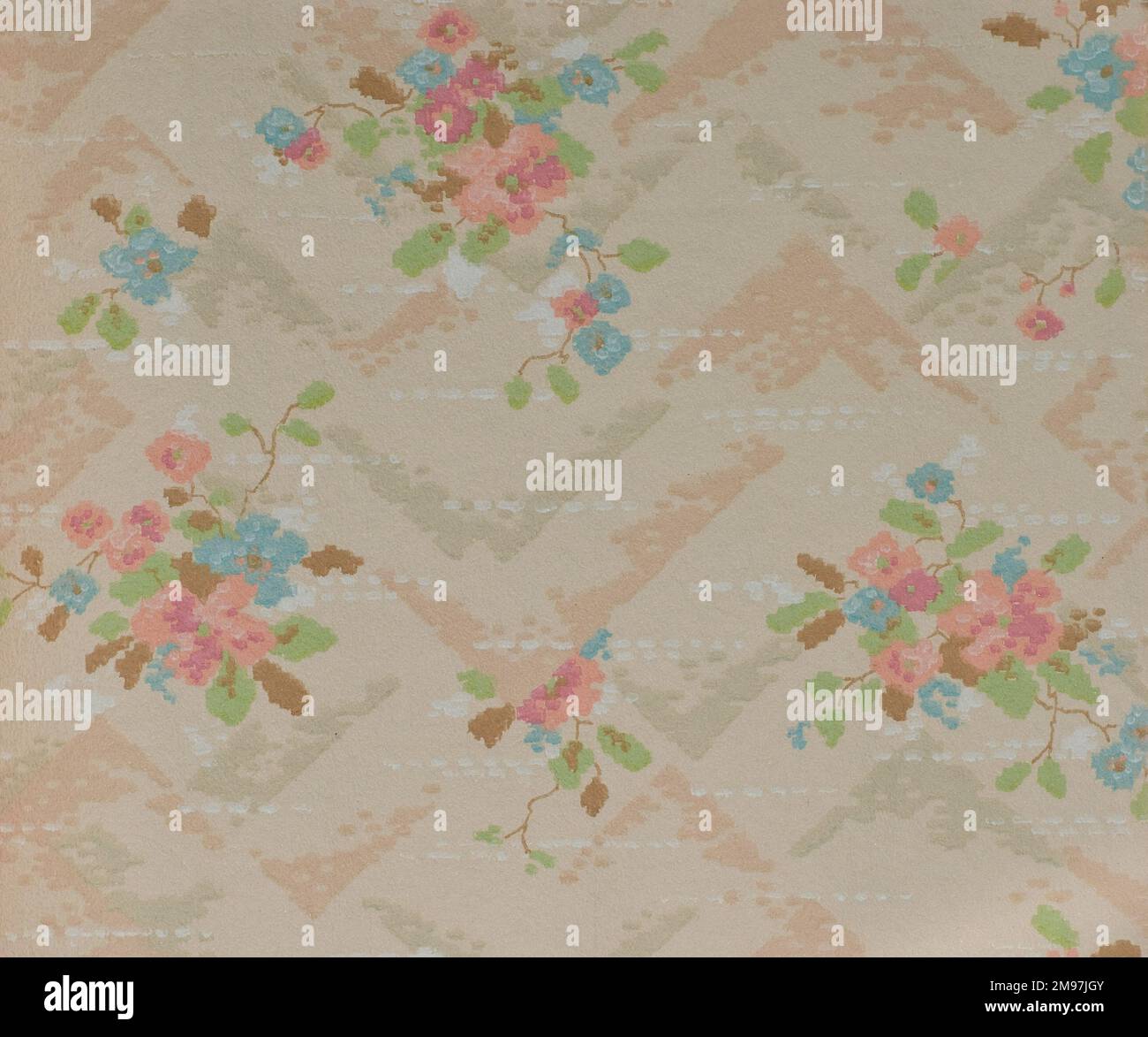 Design in an SMB wallpaper sample book Stock Photo - Alamy