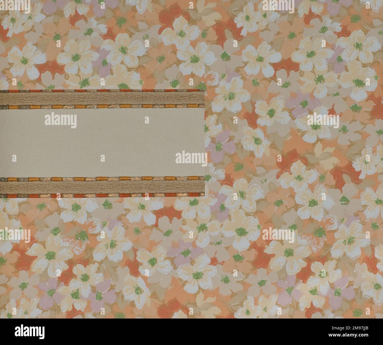 Design in an SMB wallpaper sample book Stock Photo - Alamy