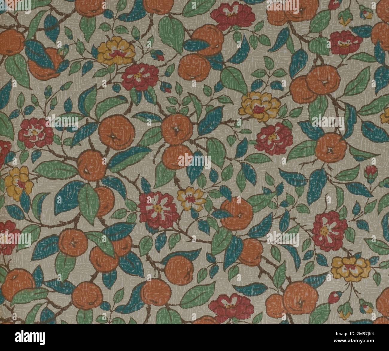 Design in an SMB wallpaper sample book Stock Photo - Alamy