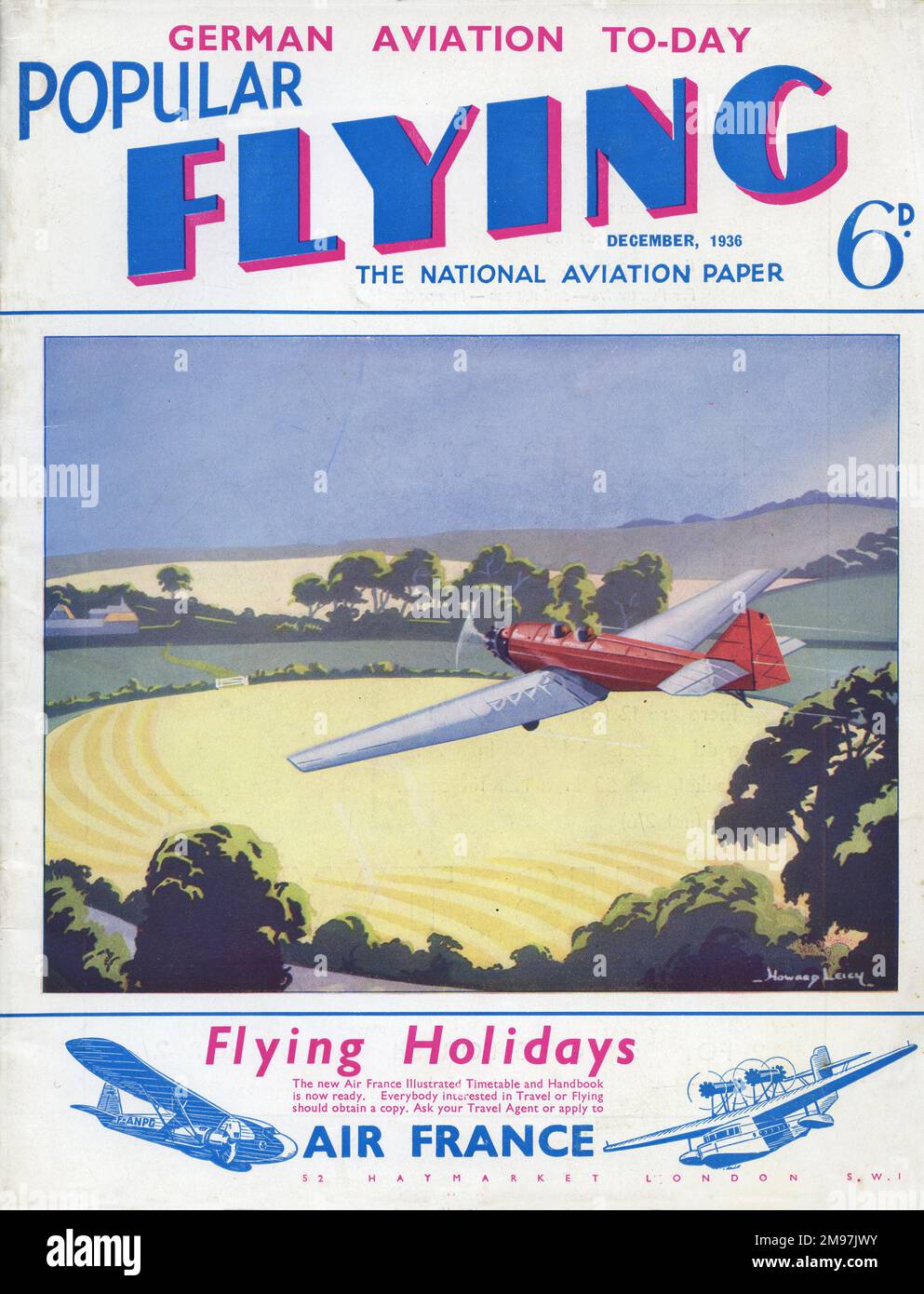 Cover design, Popular Flying, the National Aviation Paper, December ...