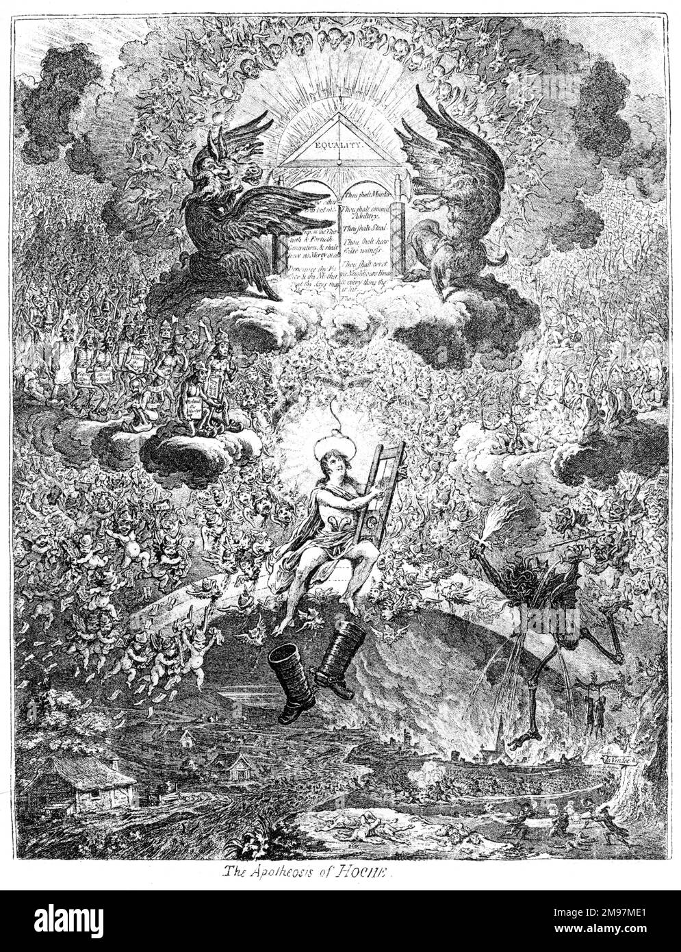 Political cartoon french revolution Cut Out Stock Images & Pictures - Alamy