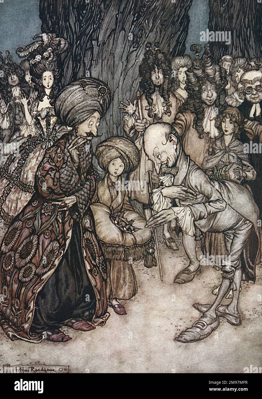 Illustration, Peter Pan in Kensington Gardens, by Arthur Rackham -- "My ...