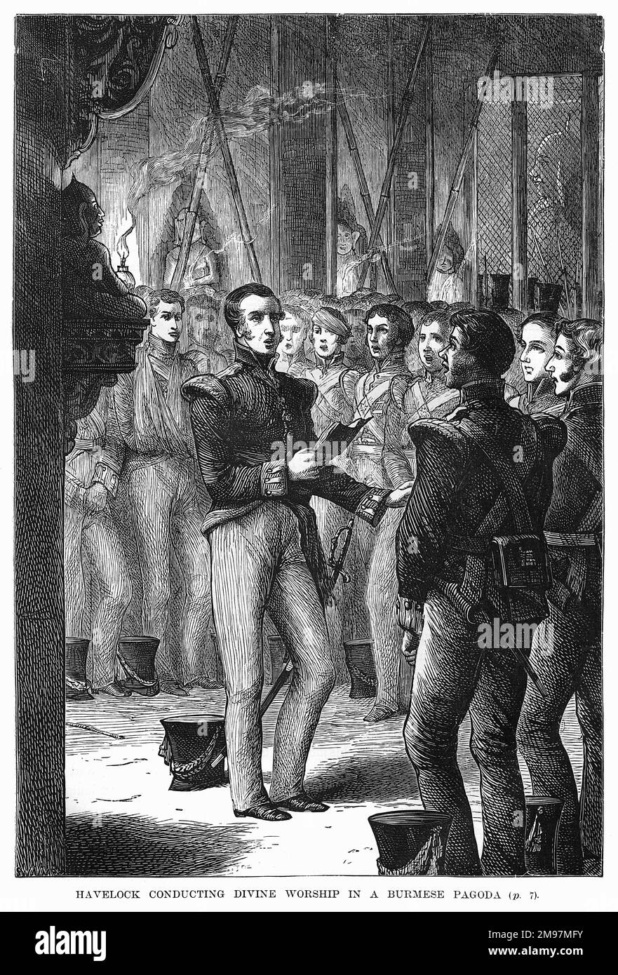 Sir Henry Havelock (1795-1857) during the First Anglo-Burmese War (1824 ...