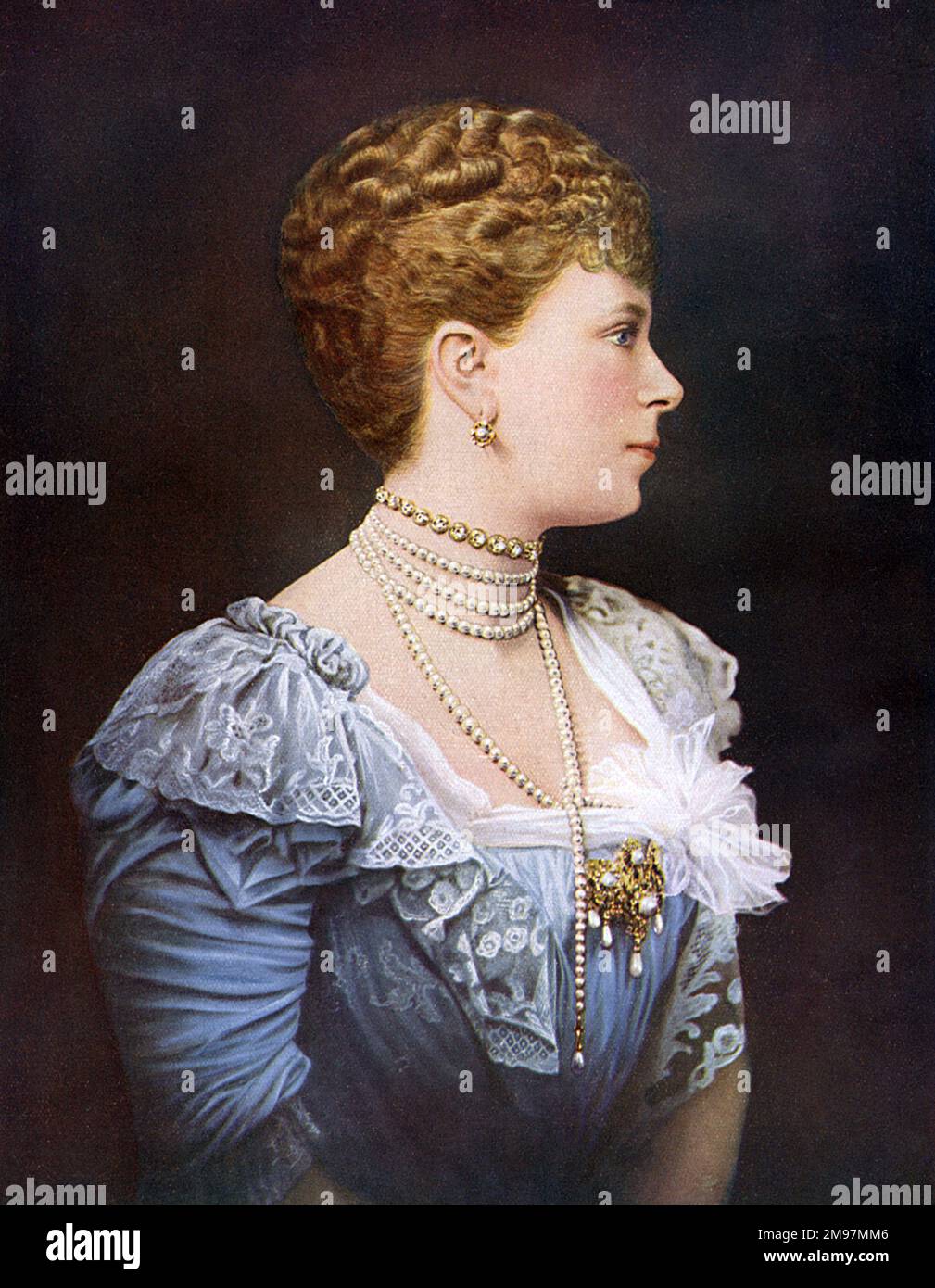 Princess May of Teck, later Queen Mary (1867-1953), consort to King ...