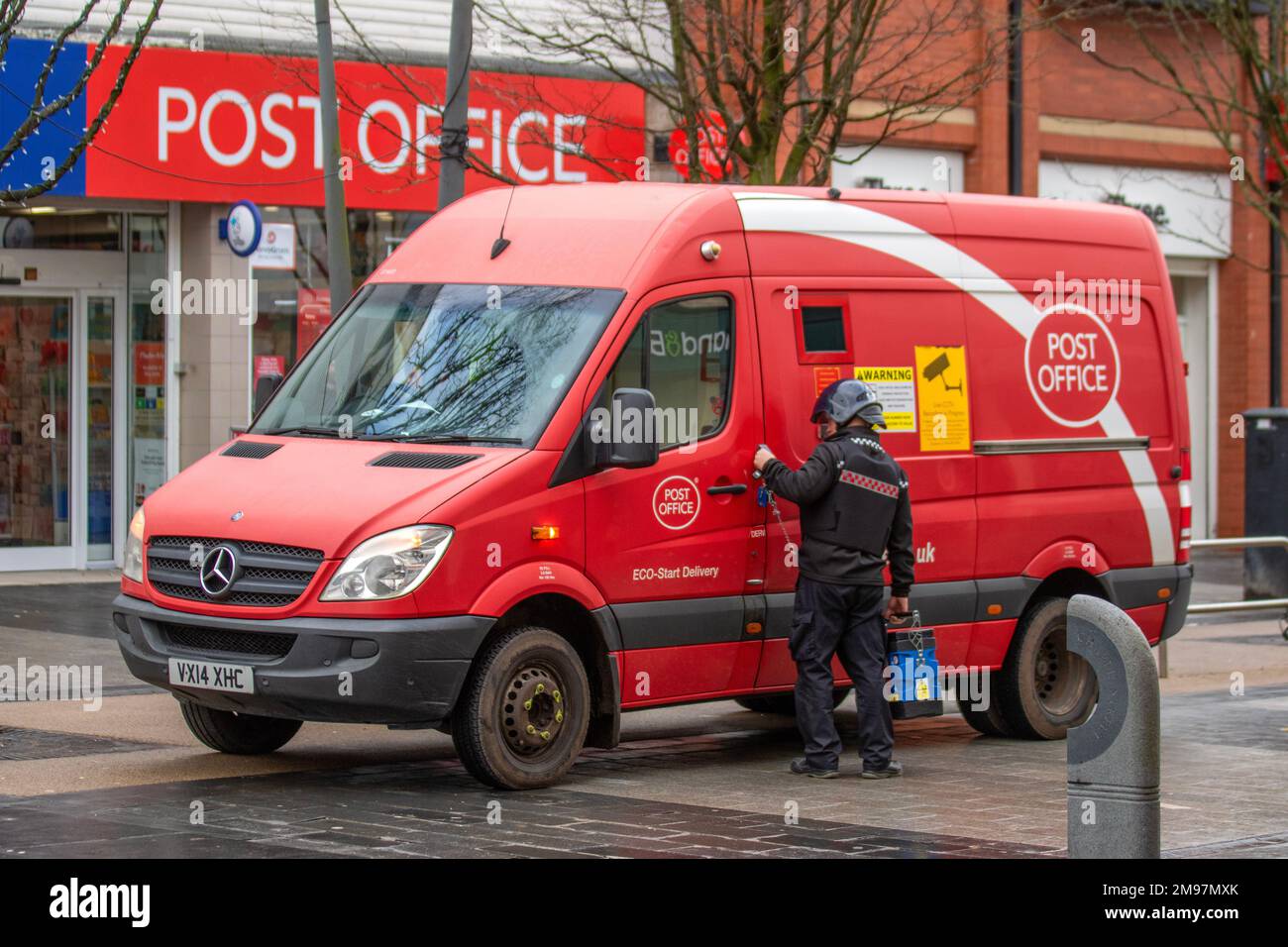 Post Office vans, ' Warning contains Glue ' Security Cash Box in ...