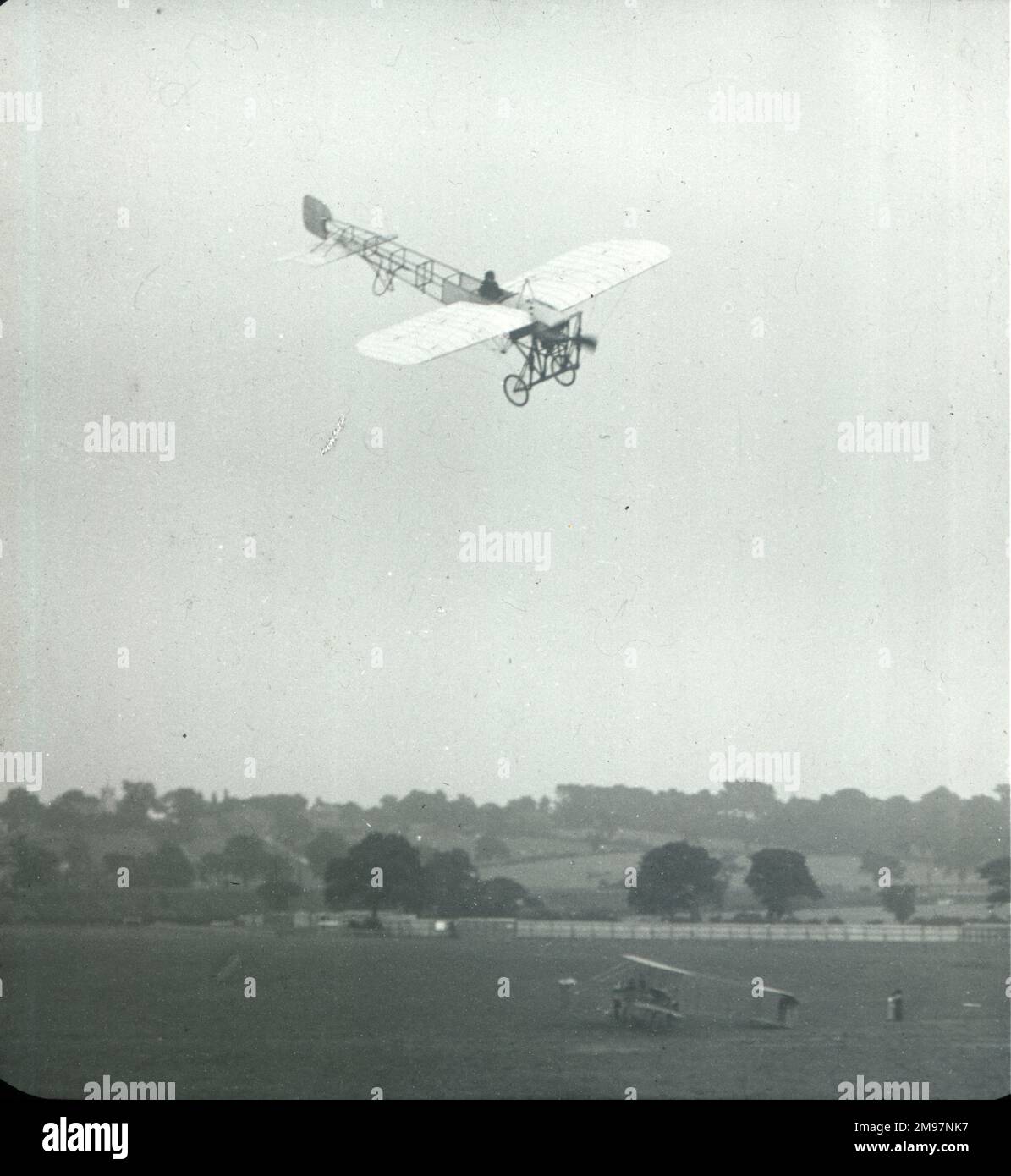 Gustav Hamel in flight Stock Photo - Alamy