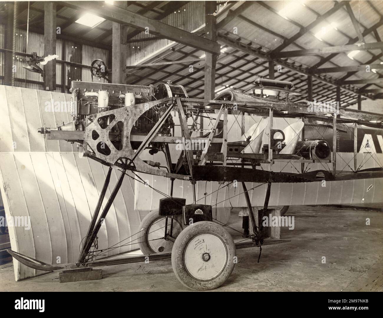 An Avro Dyak at the Australian Aircraft & Engineering Company (AA&E ...