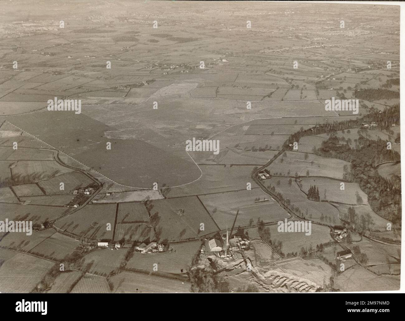Manchester Municipal aerodrome, Ringway, 10 February 1937. Aerodrome ...