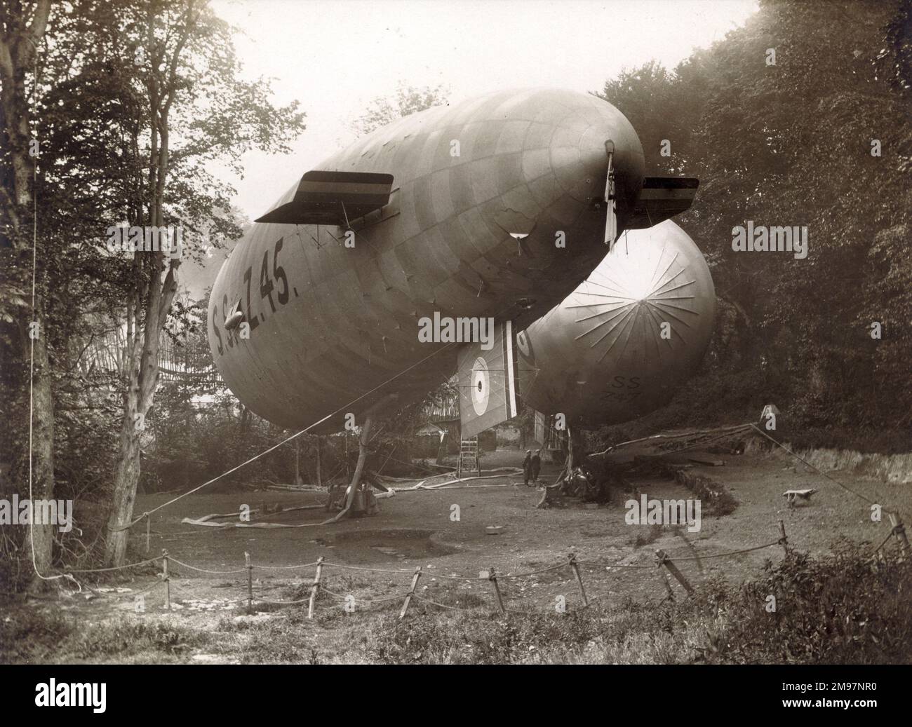 Laira Airship Moorings (sub-station to Mullion), 8 June 1918 Stock ...