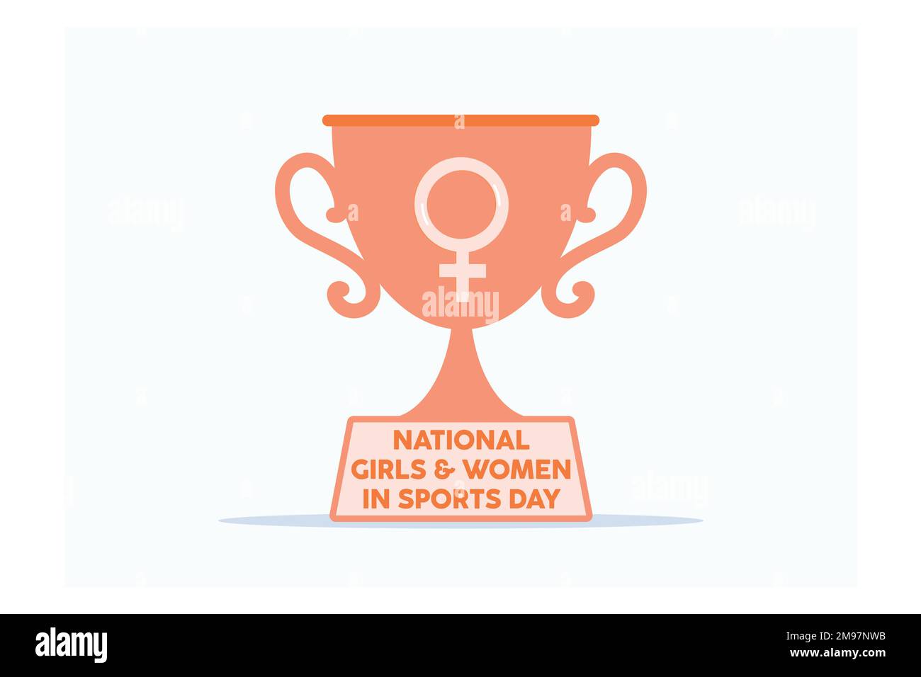 National Girls and Women in Sports Day. Holiday concept. Template for ...