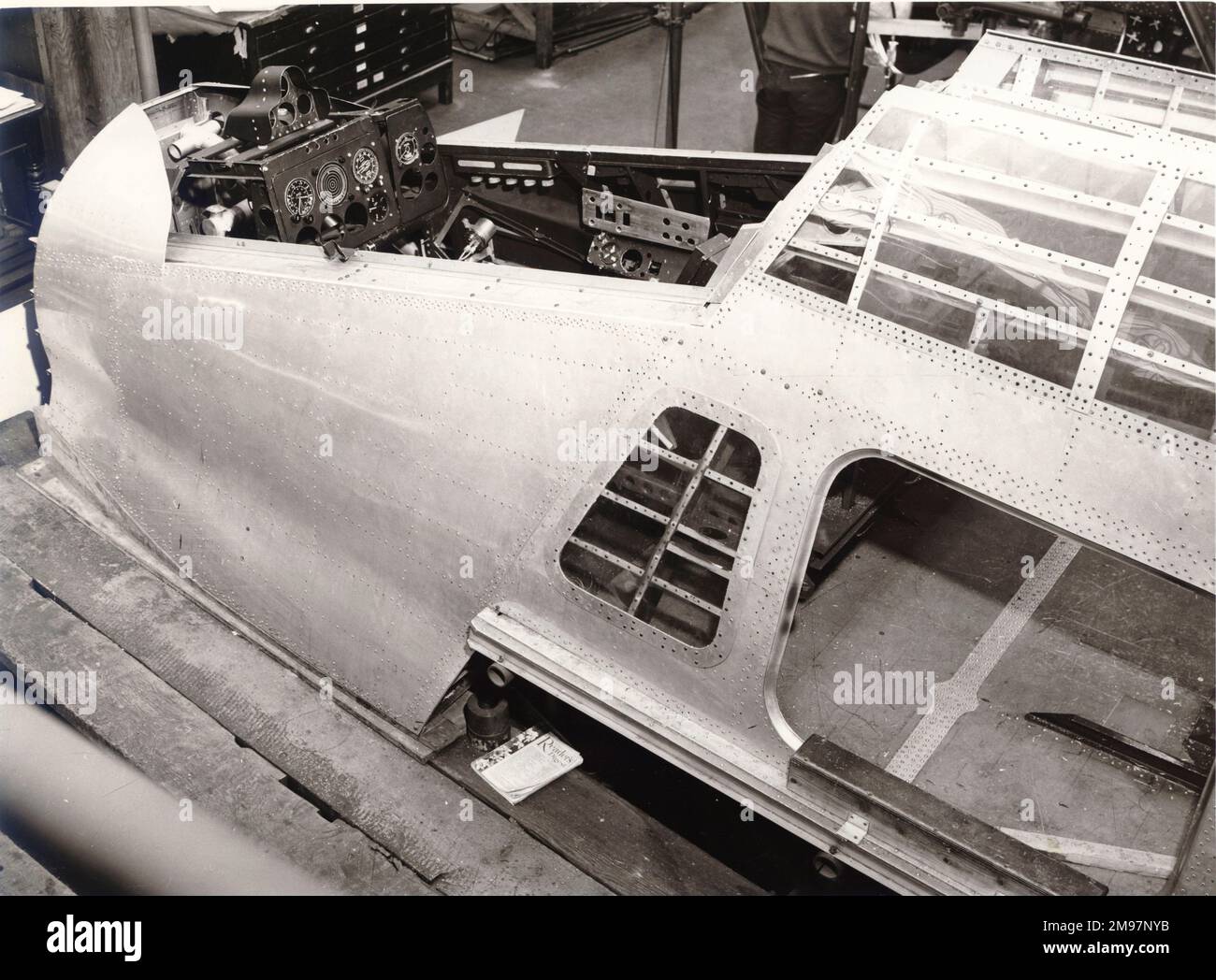 Saunders-Roe SR177 during construction Stock Photo - Alamy