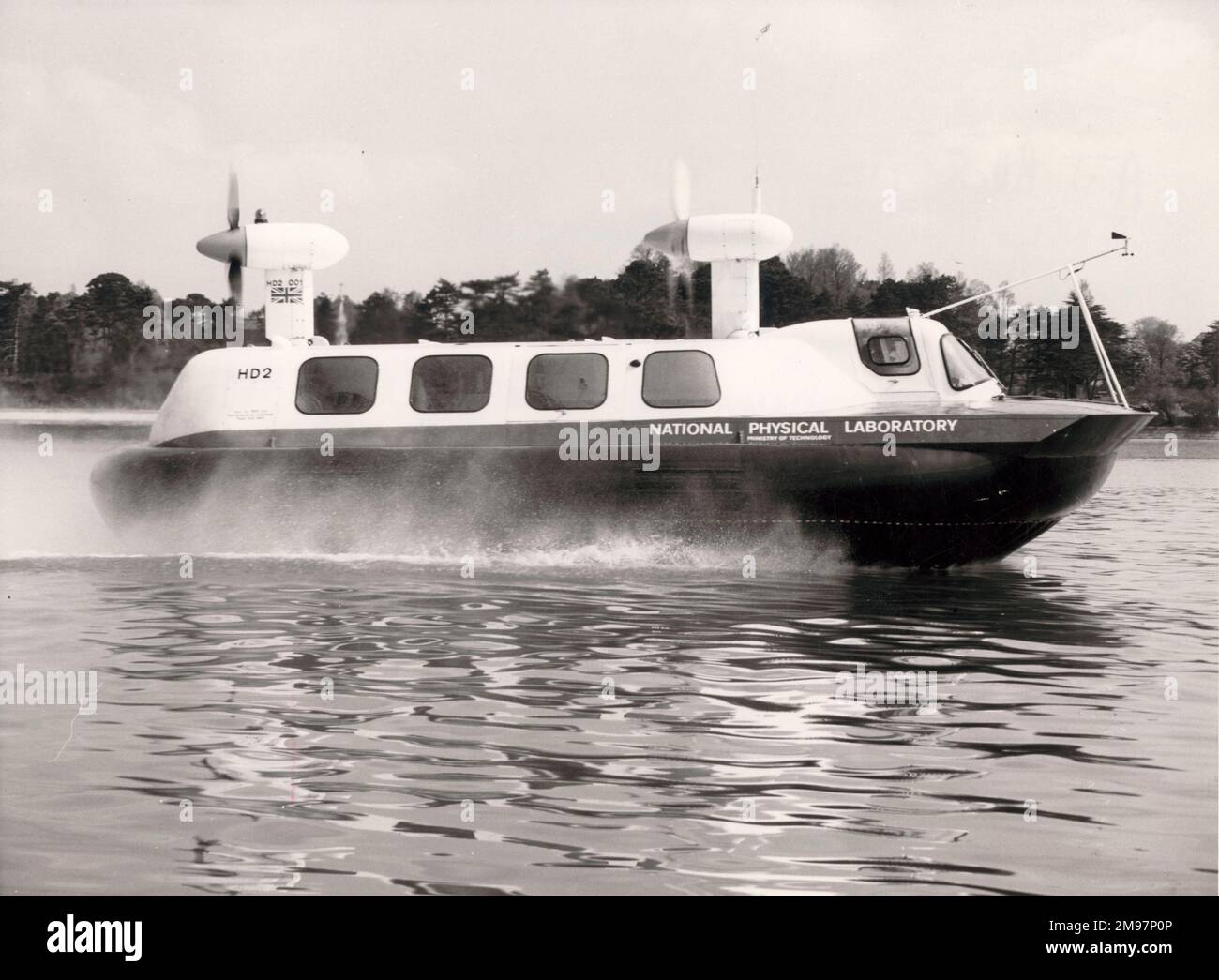 National Physical laboratory Hovercraft Unit Experimental craft HD2 ...