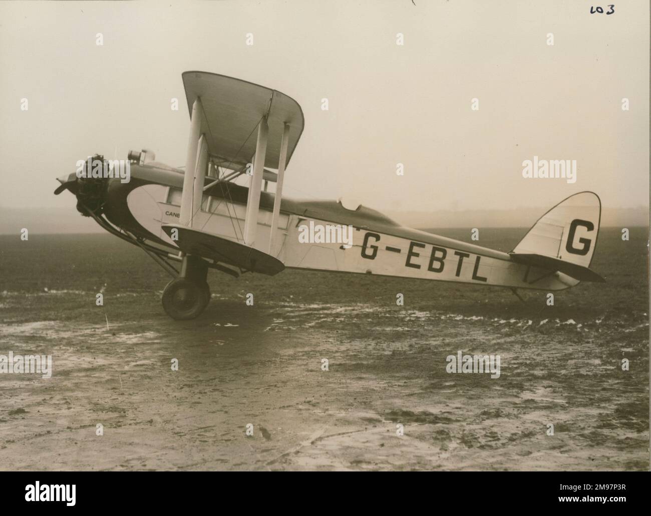 The first de Havilland DH61 Giant Moth, G-EBTL, Canberra Stock Photo ...