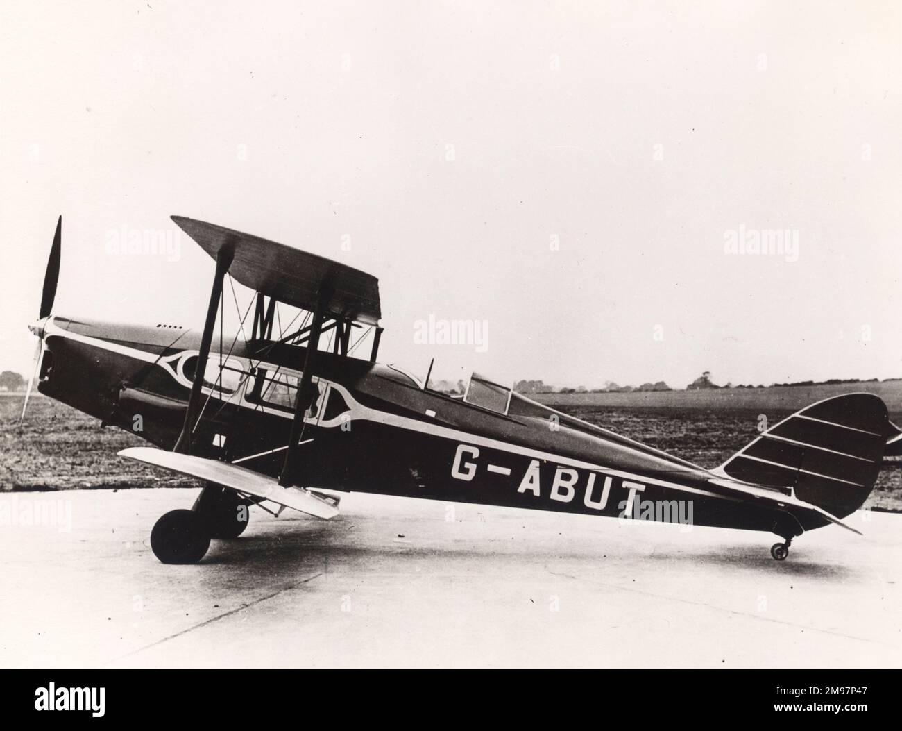 de Havilland DH83 Fox Moth, G-ABUT, the winner of the 1932 King’s Cup ...