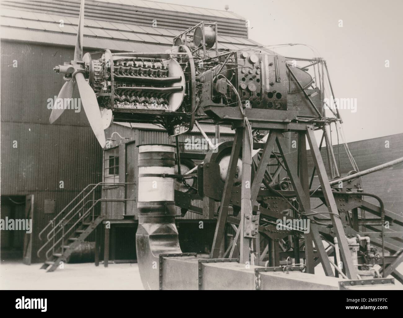 Rolls-Royce Exe 24-cylinder, air-cooled, X-block, sleeve-valve engine ...