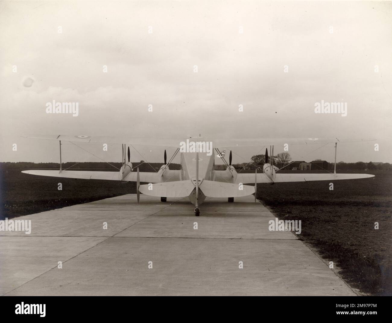 de Havilland DH86B in RAF service Stock Photo - Alamy