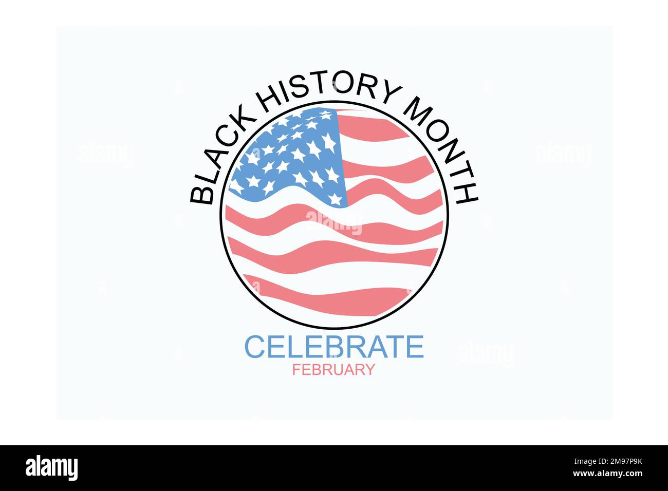 Black History Month Vector Template Flat Vector Modern Illustration