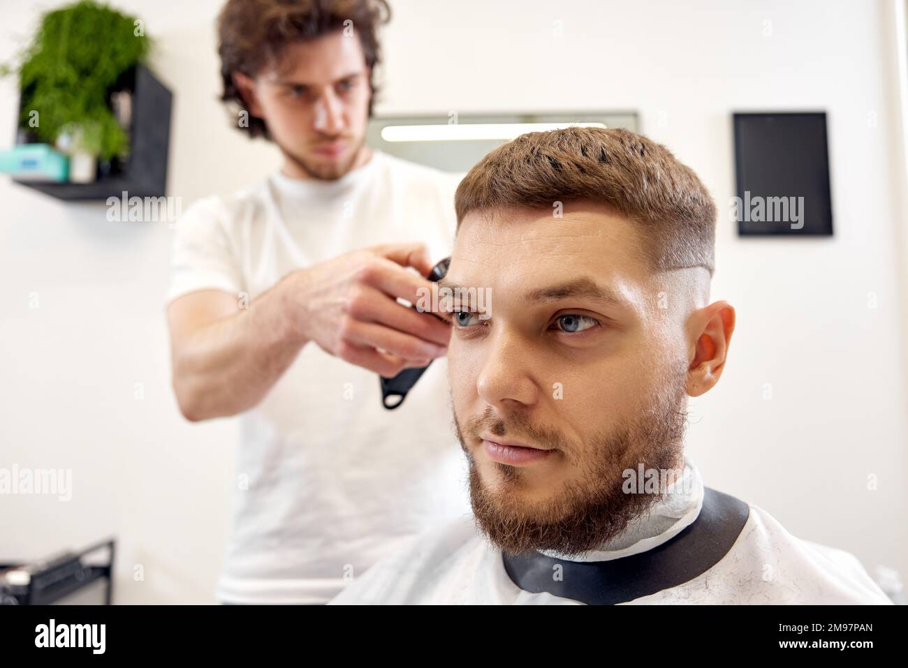 Trim beard male confident hi-res stock photography and images - Alamy