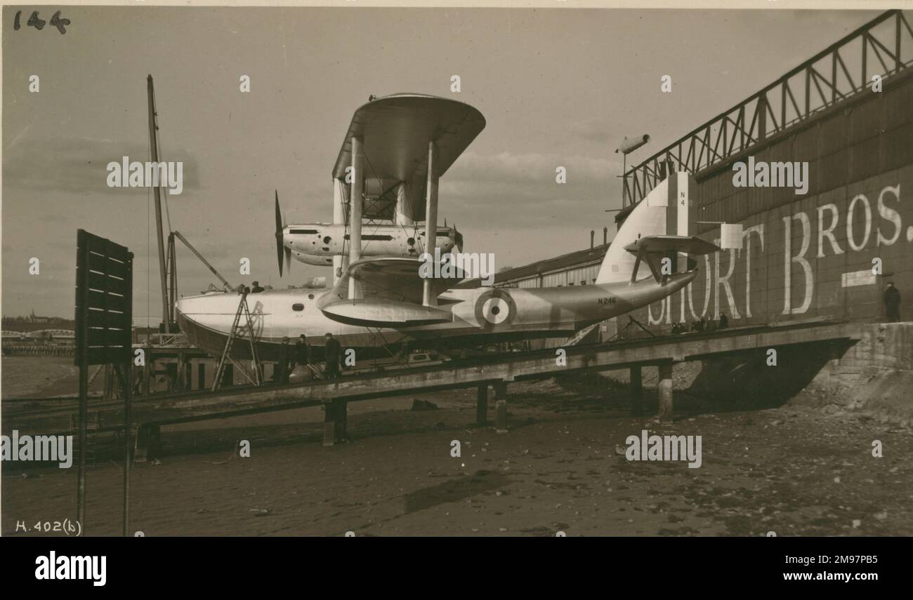 The first Short S12 Singapore II, N246 Stock Photo - Alamy