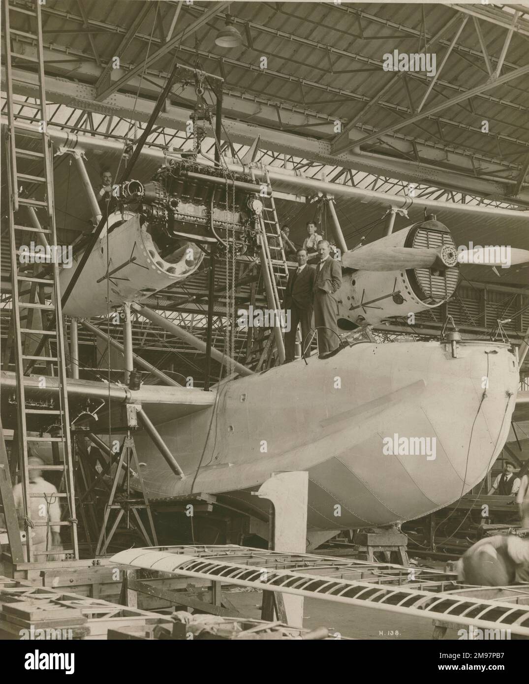 Short S5 Singapore I during construction Stock Photo - Alamy