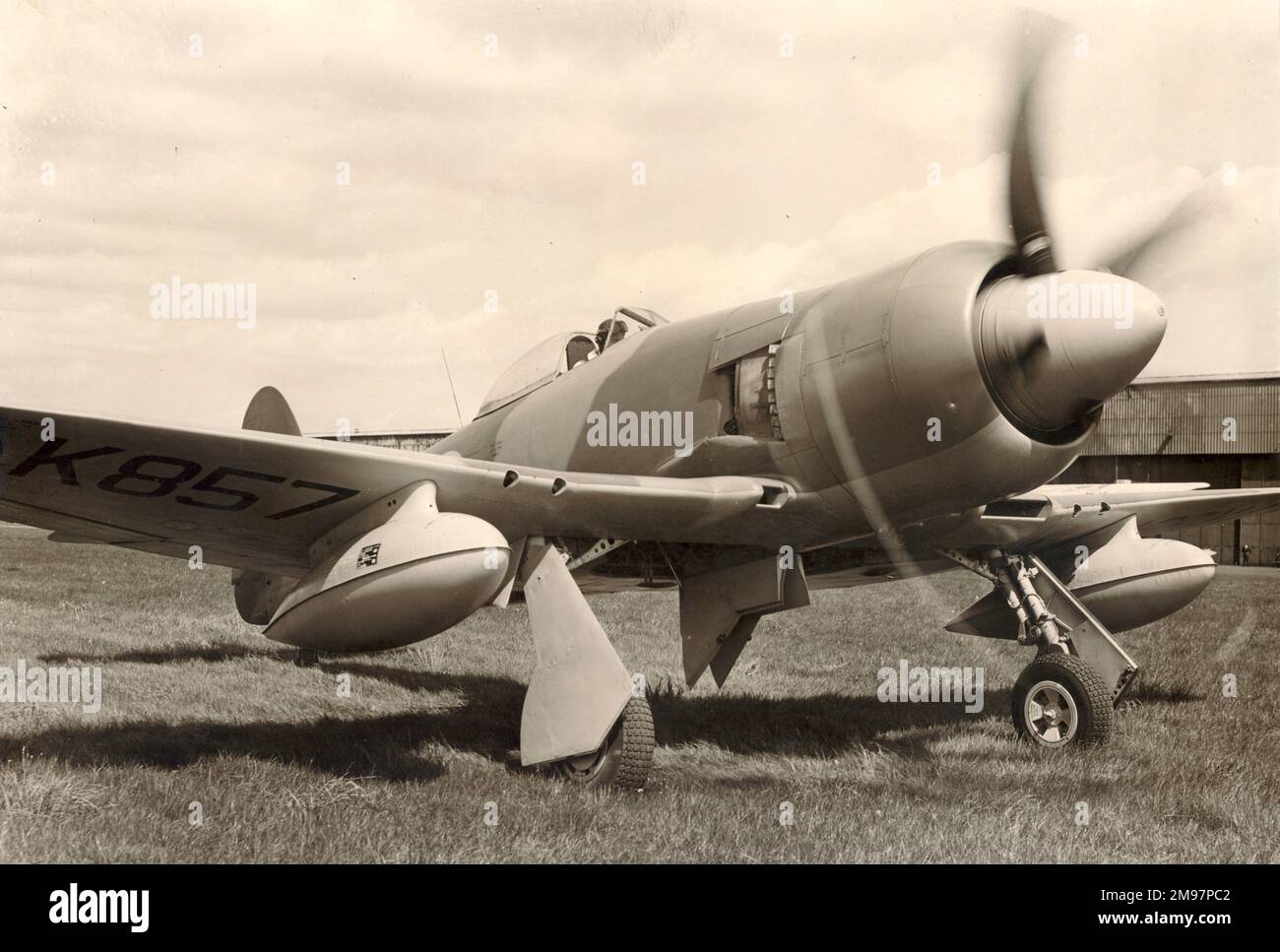 Hawker Fury at Langley, 11 May 1949 Stock Photo - Alamy