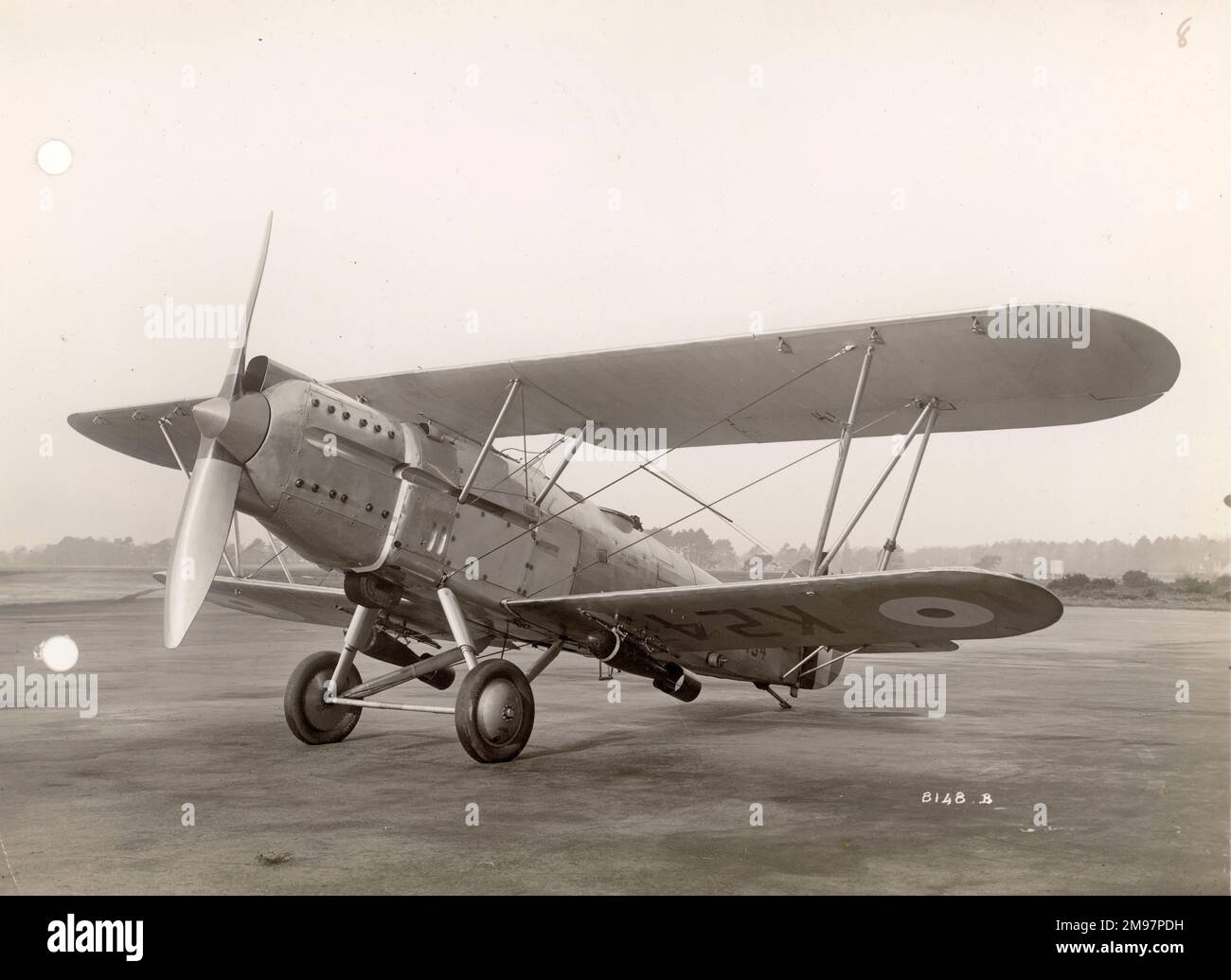 Hawker Hart, K2434, powered by a Napier Dagger engine Stock Photo - Alamy