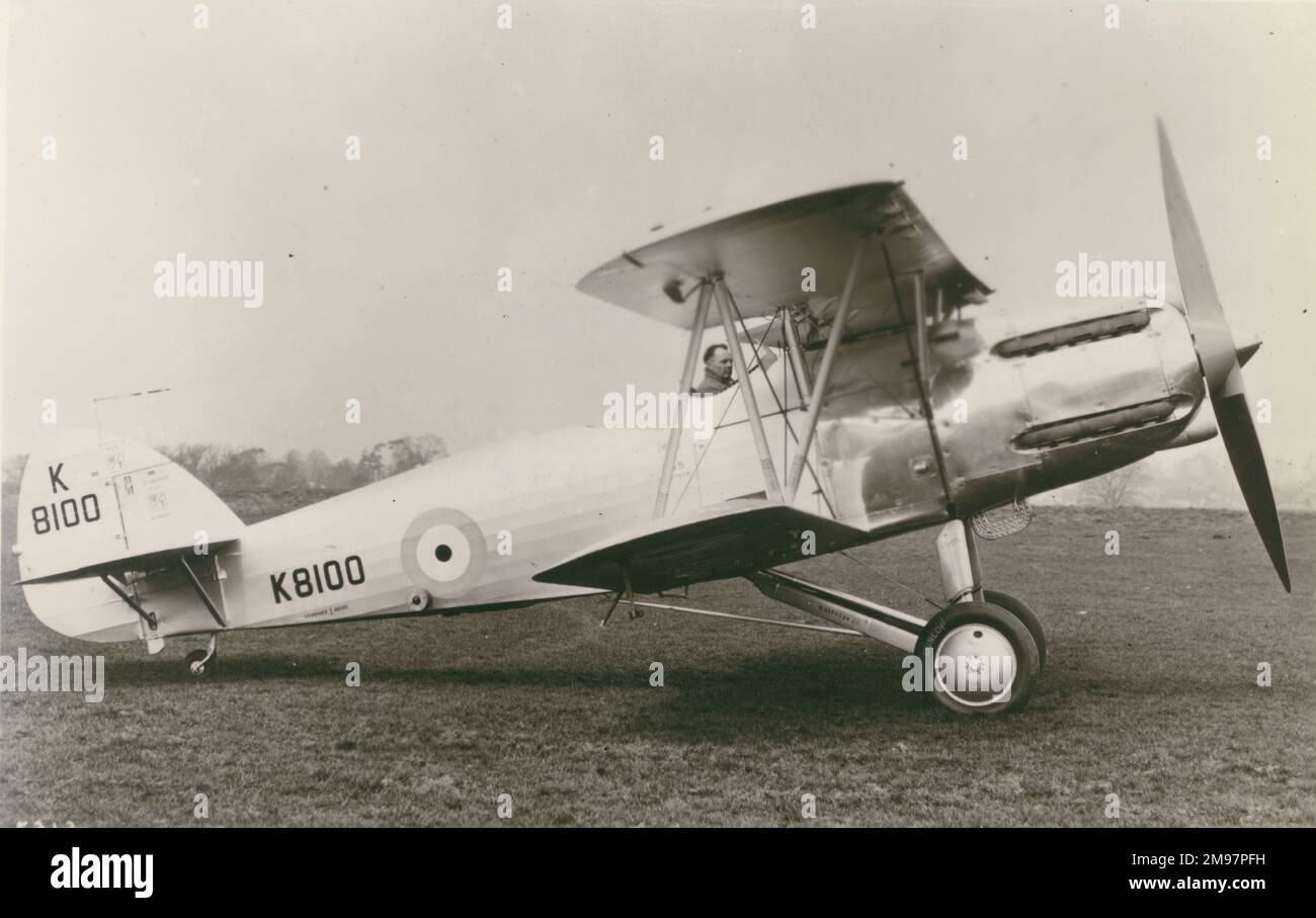 Westland-built Hawker Hector, K8100 Stock Photo - Alamy
