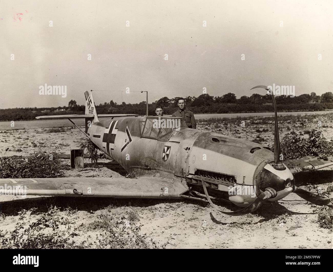 Messerschmitt Bf109E-4 of German Ace Franz von Werra, adjutant of II ...