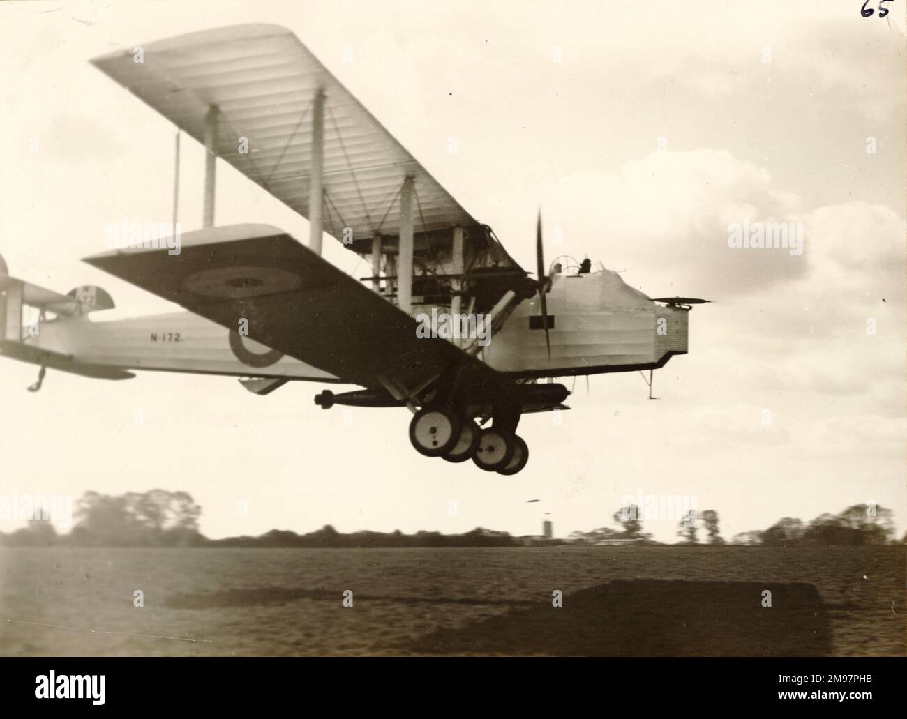 The second Avro 557 Ava, N172 Stock Photo - Alamy
