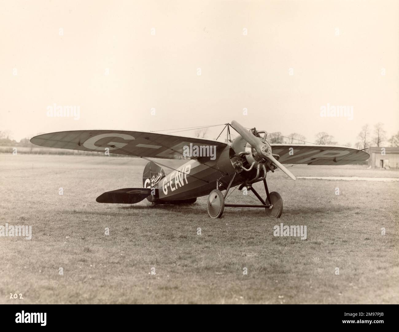 Bristol Type 77 M1D Monoplane, G-EAVP Stock Photo - Alamy