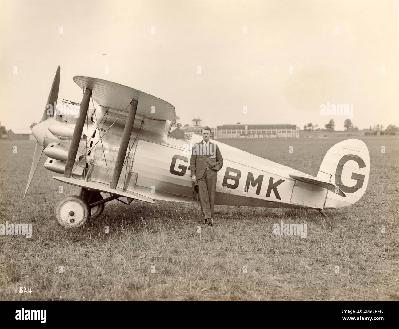Bristol Type 99 Badminton, G-EBMK, in its original form Stock Photo - Alamy