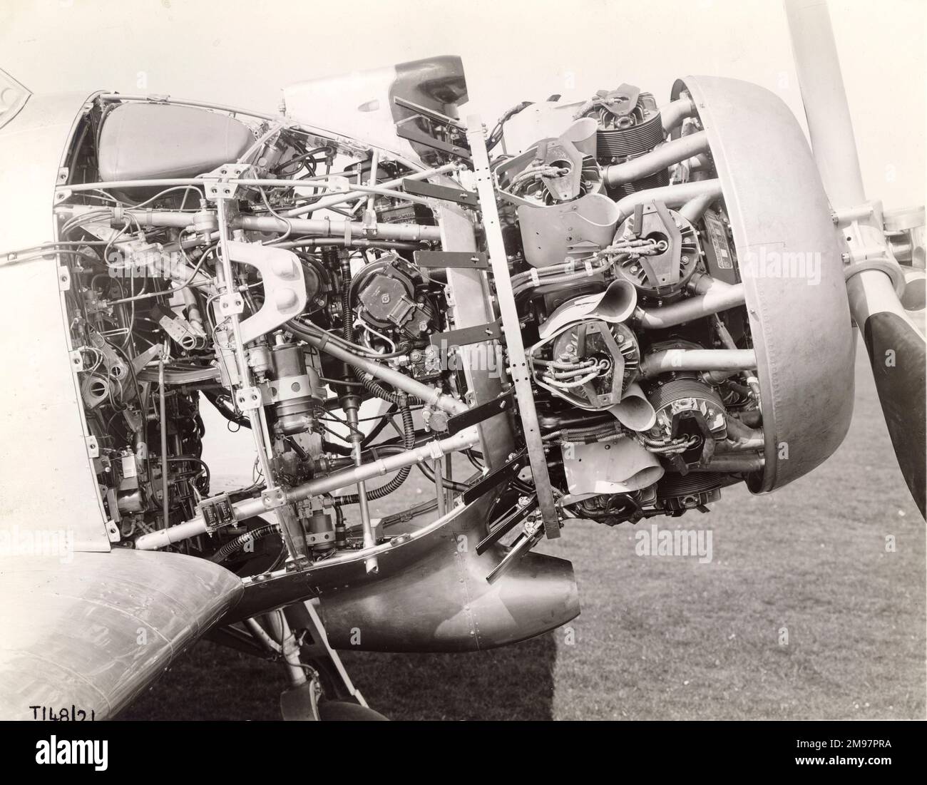 Bristol Taurus II radial installation on Bristol Type 148B, K6552 Stock ...