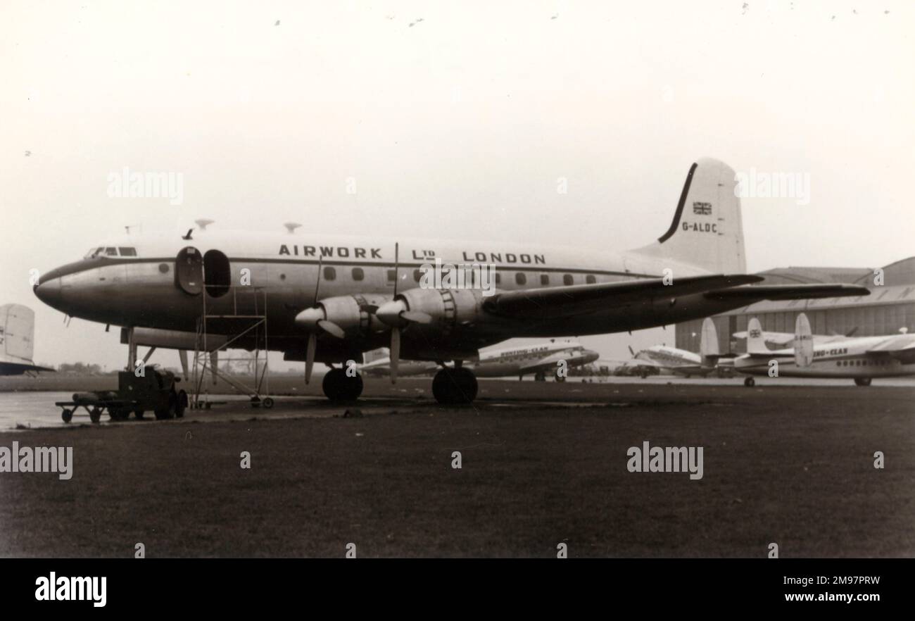 Handley Page HP81 Hermes IV, G-ALDC, of Airwork Stock Photo - Alamy