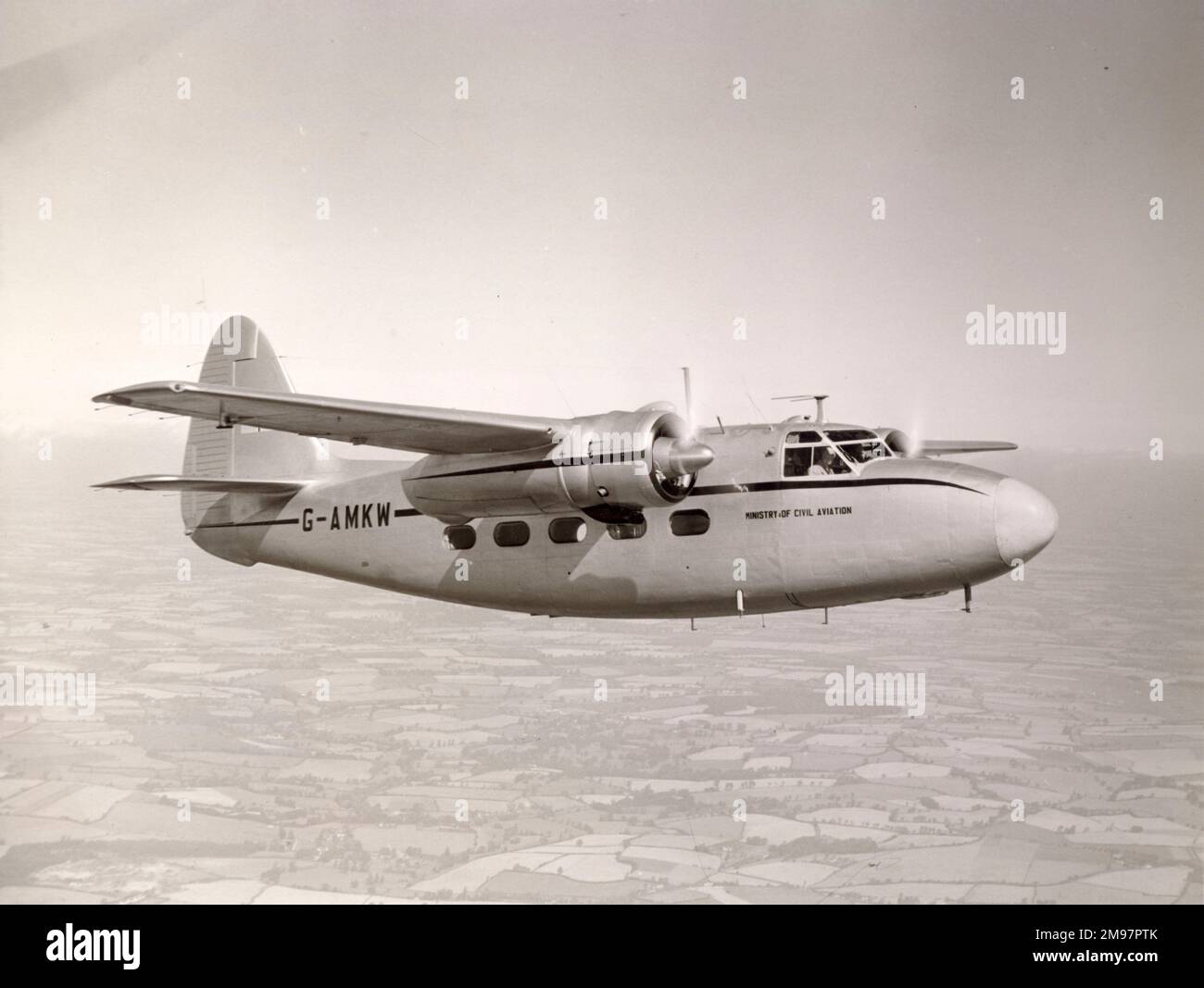Percival P50 Prince 3B, G-AMKW, of the Ministry of Civil Aviation Civil ...