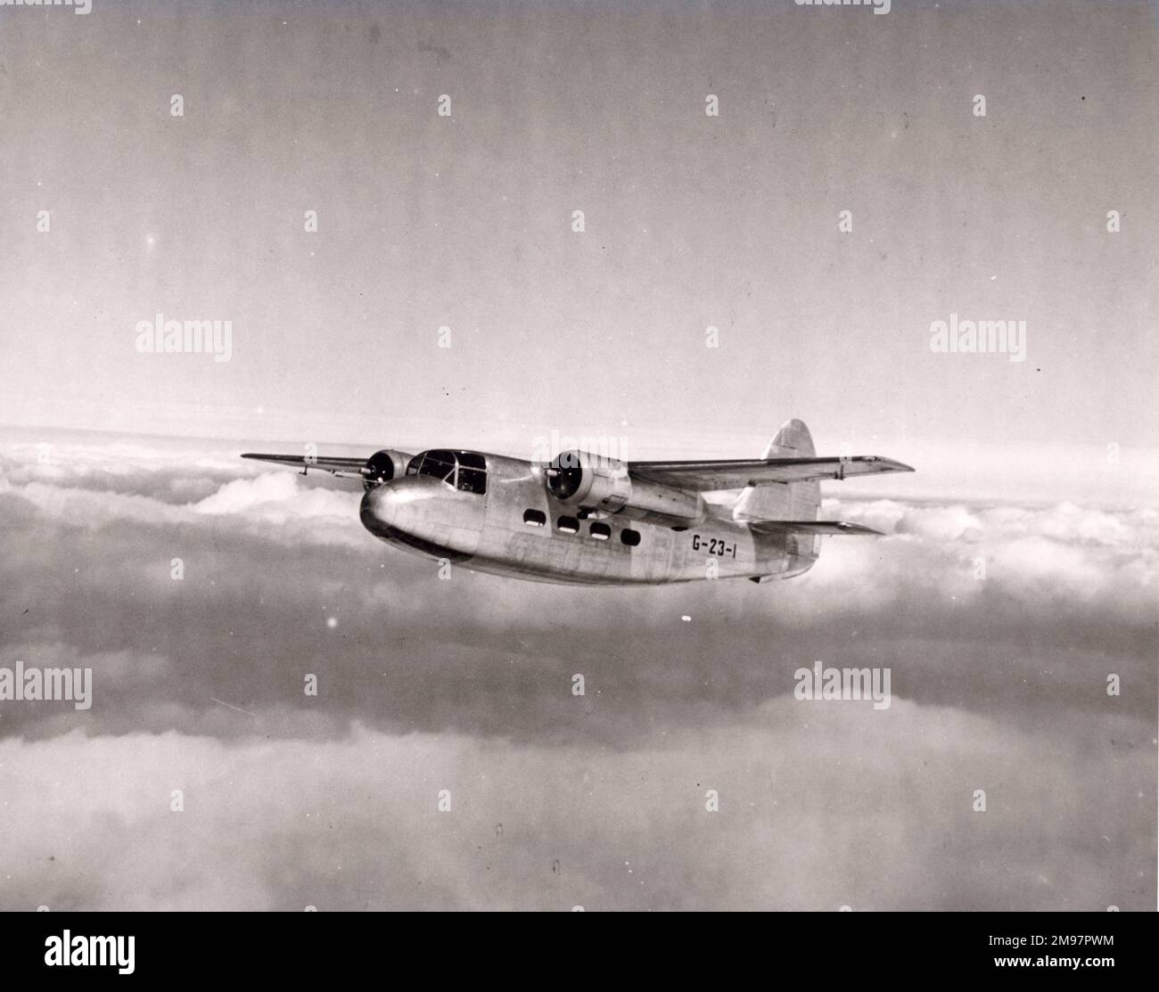 The prototype Percival P50 Prince, G-23-1, later G-ALCM Stock Photo - Alamy