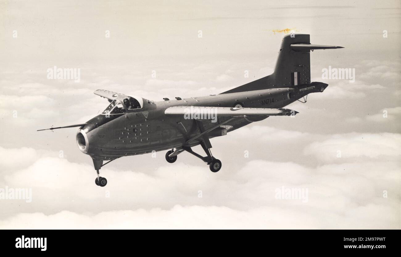 Hunting H126 jet flap research aircraft, XN714 Stock Photo - Alamy