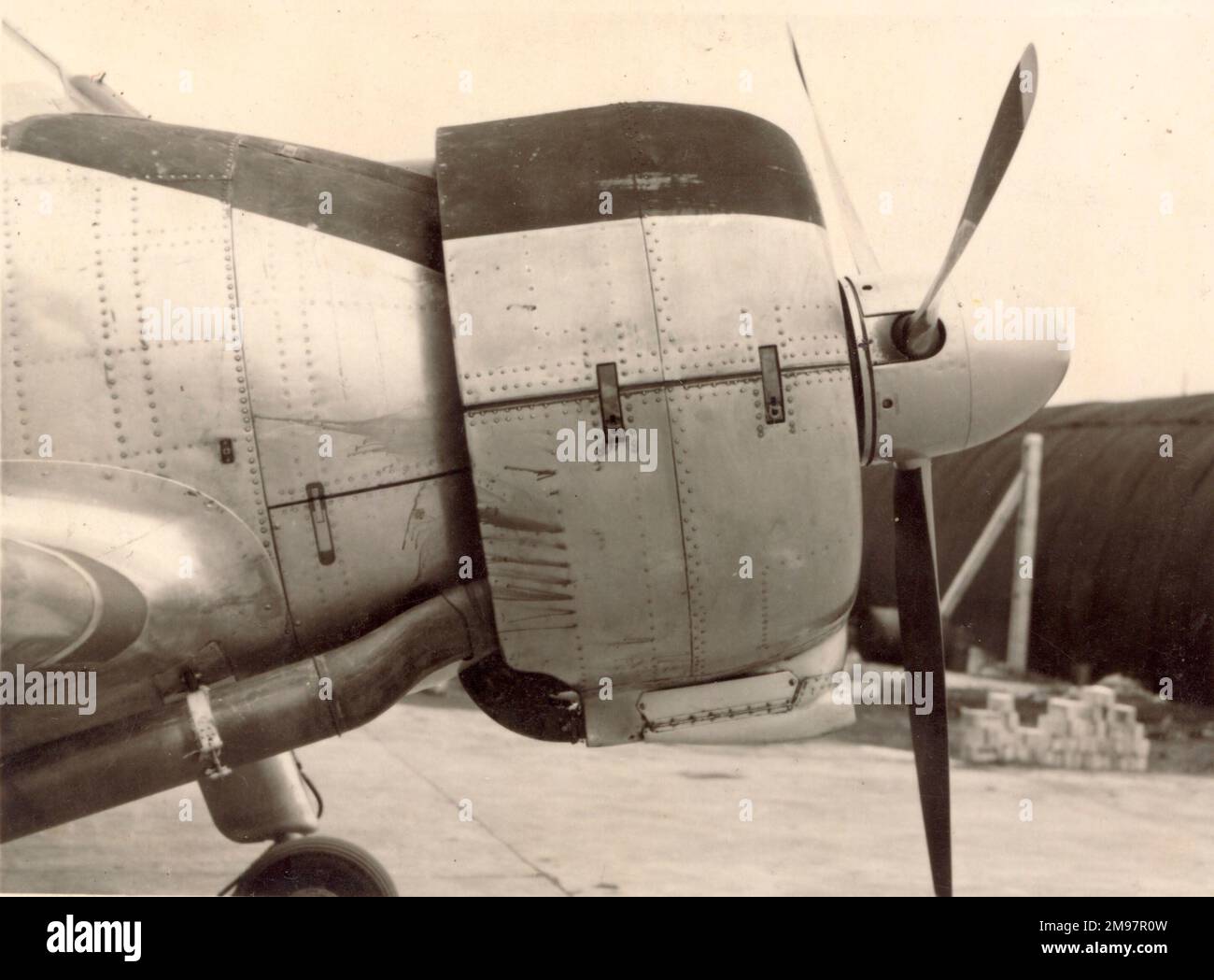 The Armstrong Siddely Cheetah radial installation (starboard side) on ...