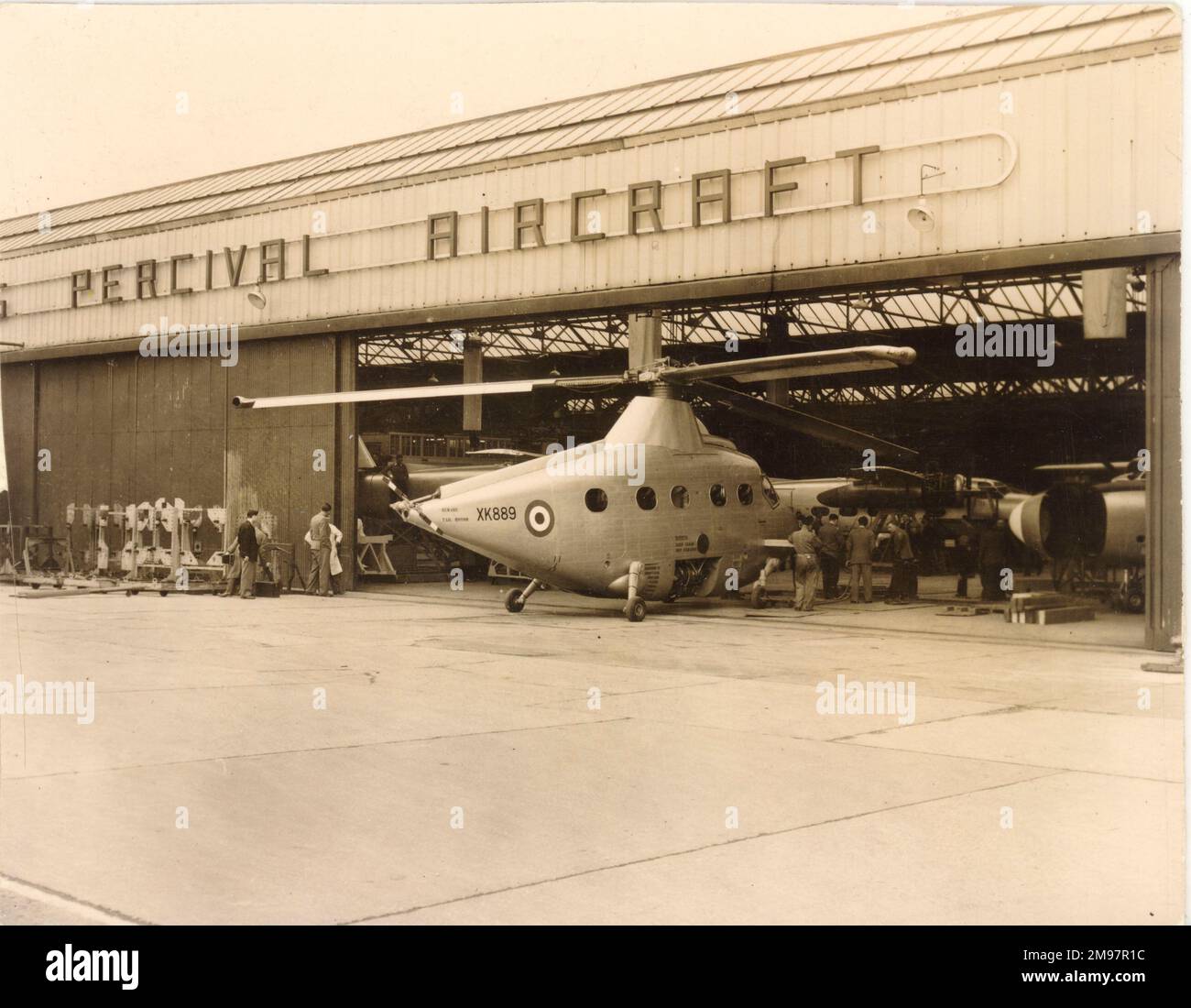 Hunting Percival P74, XK889 Stock Photo - Alamy