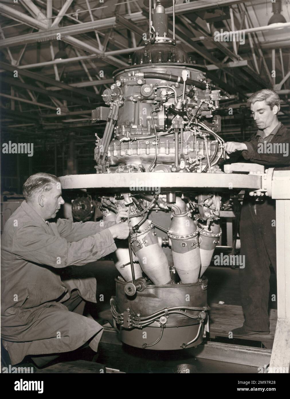 Rolls-Royce RB53 Dart RDa10 turboprop of 3,030tehp for the NAMC YS-11 Stock Photo - Alamy