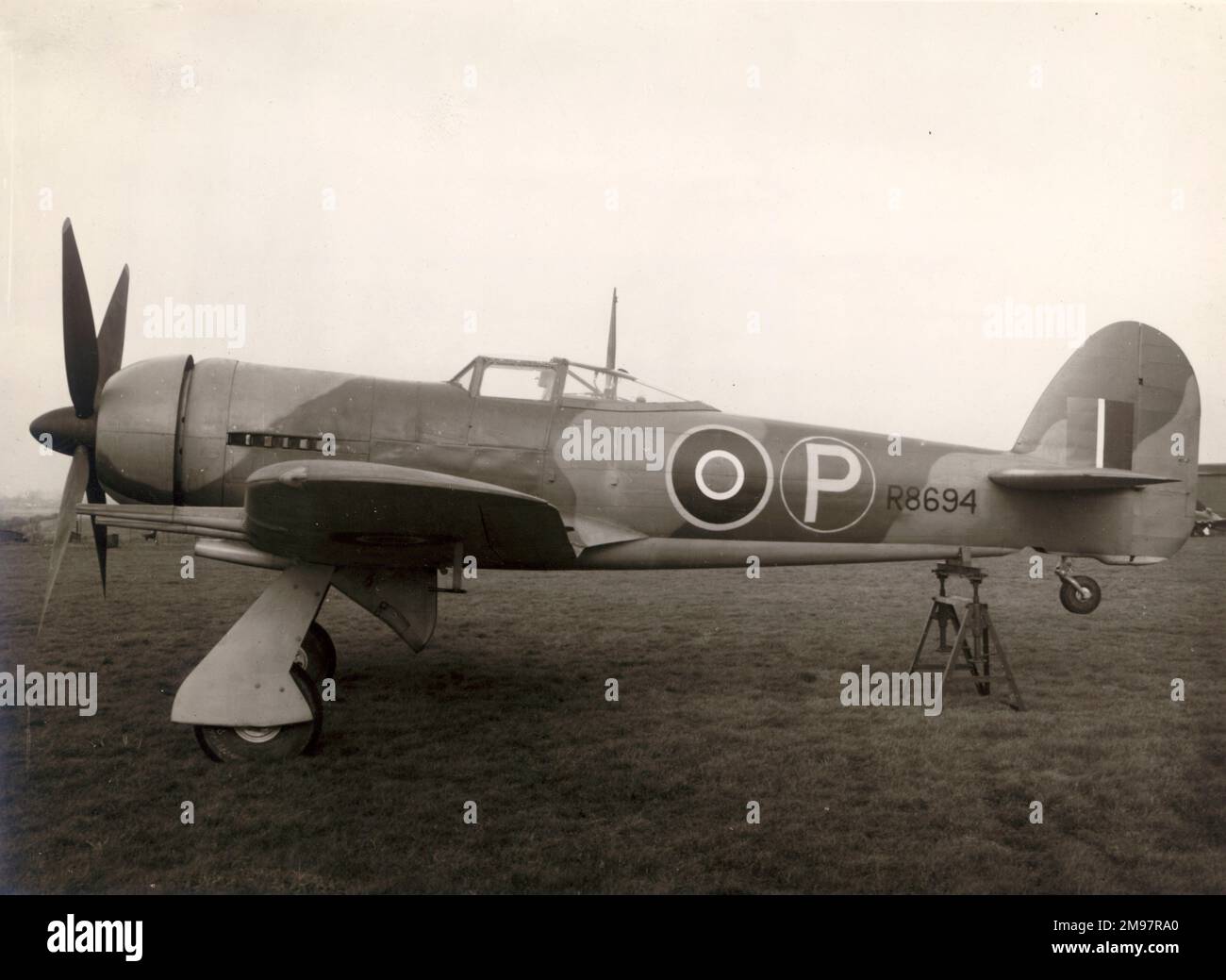 Hawker Typhoon IB, R8694, fitted with an annular radiator by Napier ...