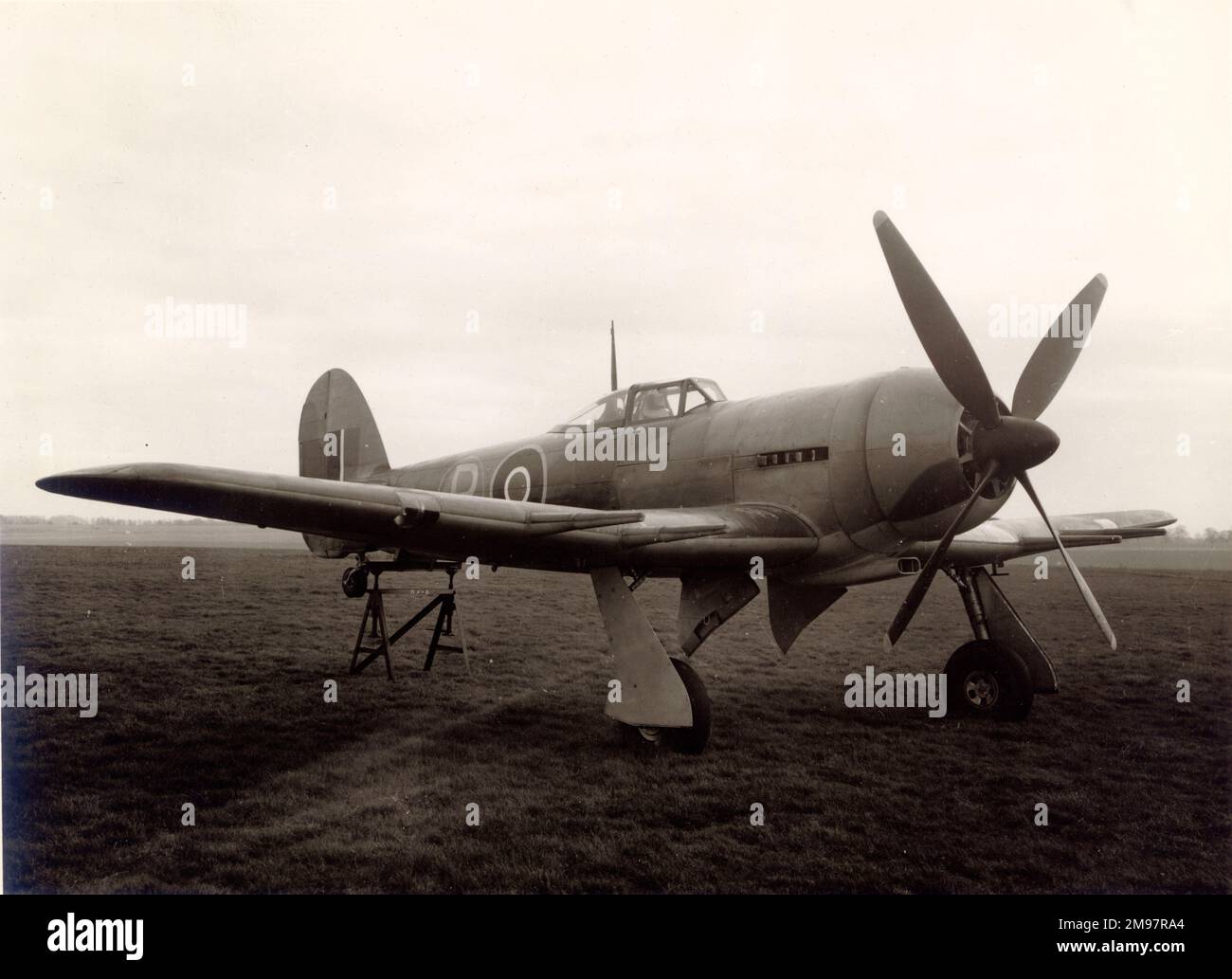 Hawker Typhoon IB, R8694, fitted with an annular radiator by Napier ...