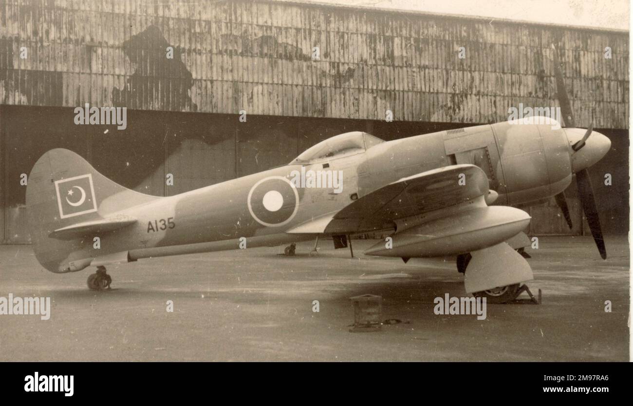 Hawker Tempest II, A135, of the Pakistan Air Force Stock Photo - Alamy
